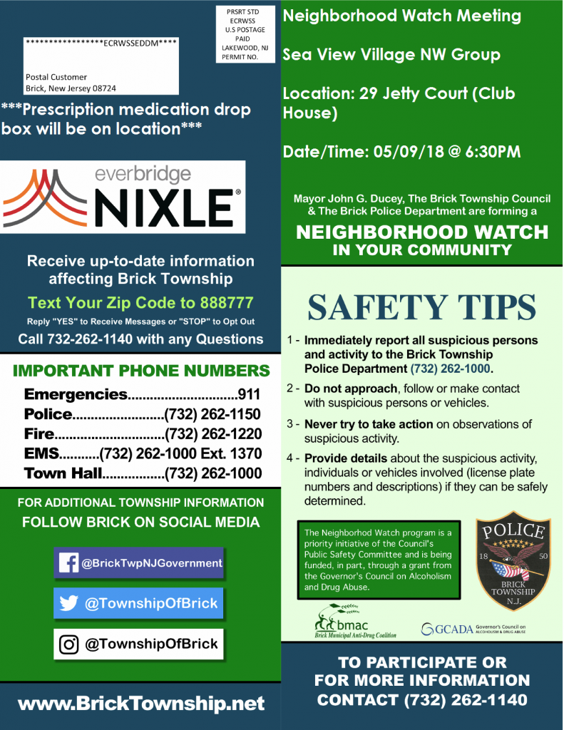 Events for September 2025 – Brick Township Police
